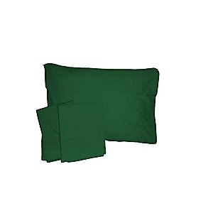 Baby Doll Bedding Solid Crib/Toddler Bed Sheet Set, Green