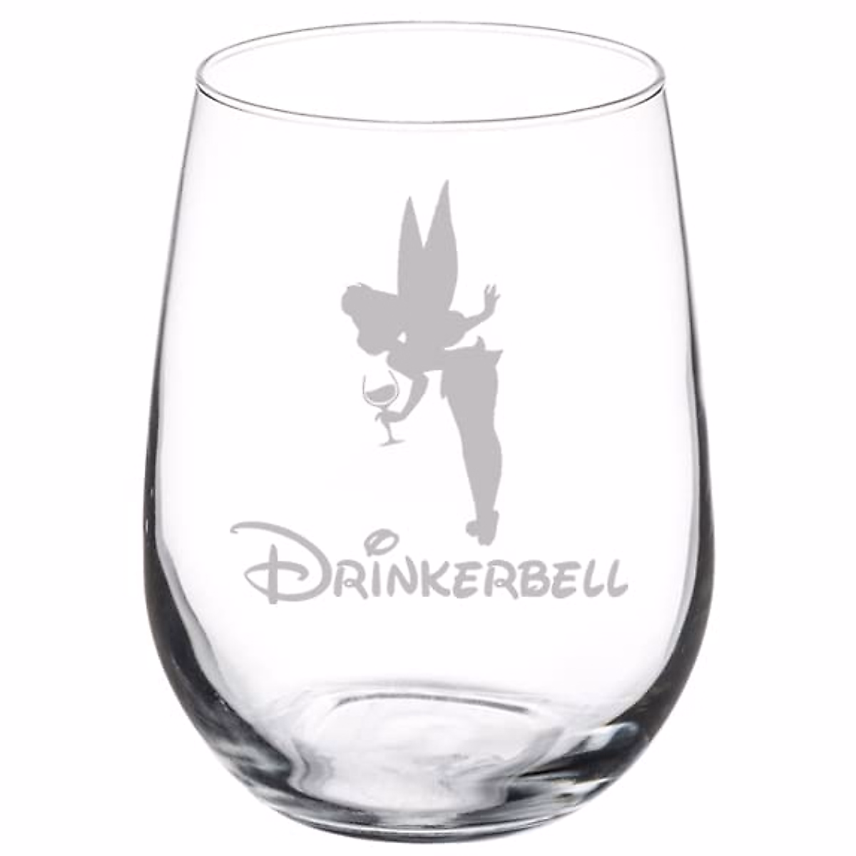 MIP Wine Glass Goblet Drinking Fairy Funny Drinkerbell (17 oz Stemless)
