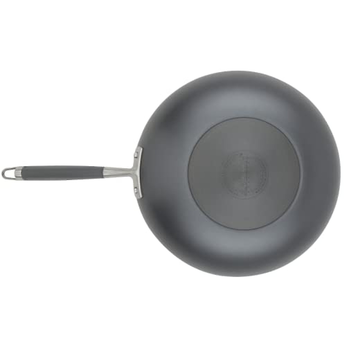 Anolon Advanced Home Hard-Anodized Nonstick Open Stock Cookware- Woks (12-Inch Open Wok, Moonstone)