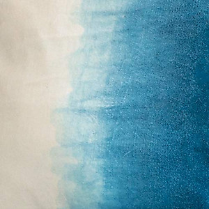 Refinery29 | Ombré Collection | Luxury Decorative Textured Throw Pillows, Ultra Soft with Stylish Modern Chic Design for Home Décor (Pillow, Blue), 18 x 18