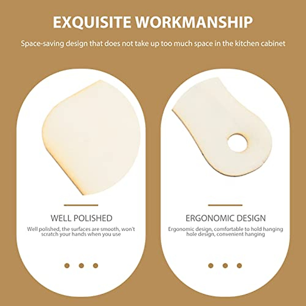 Mini Unfinished Wooden Cutting Board: Small Wooden Chopping Board 2pcs Rustic Serving Paddle with Handle Individual Charcuterie Board Cheese Board for Christmas Holiday