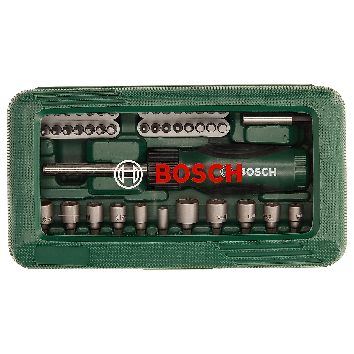 Bosch 2607019504 Screwdriver set (46 Piece), Assorted color