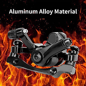 MOONDKIST Bike Disc Brake Kit, Bike Mechanical Disc Brake Set, Front and Rear Disc Brake for Road Bike, Mountain Bike