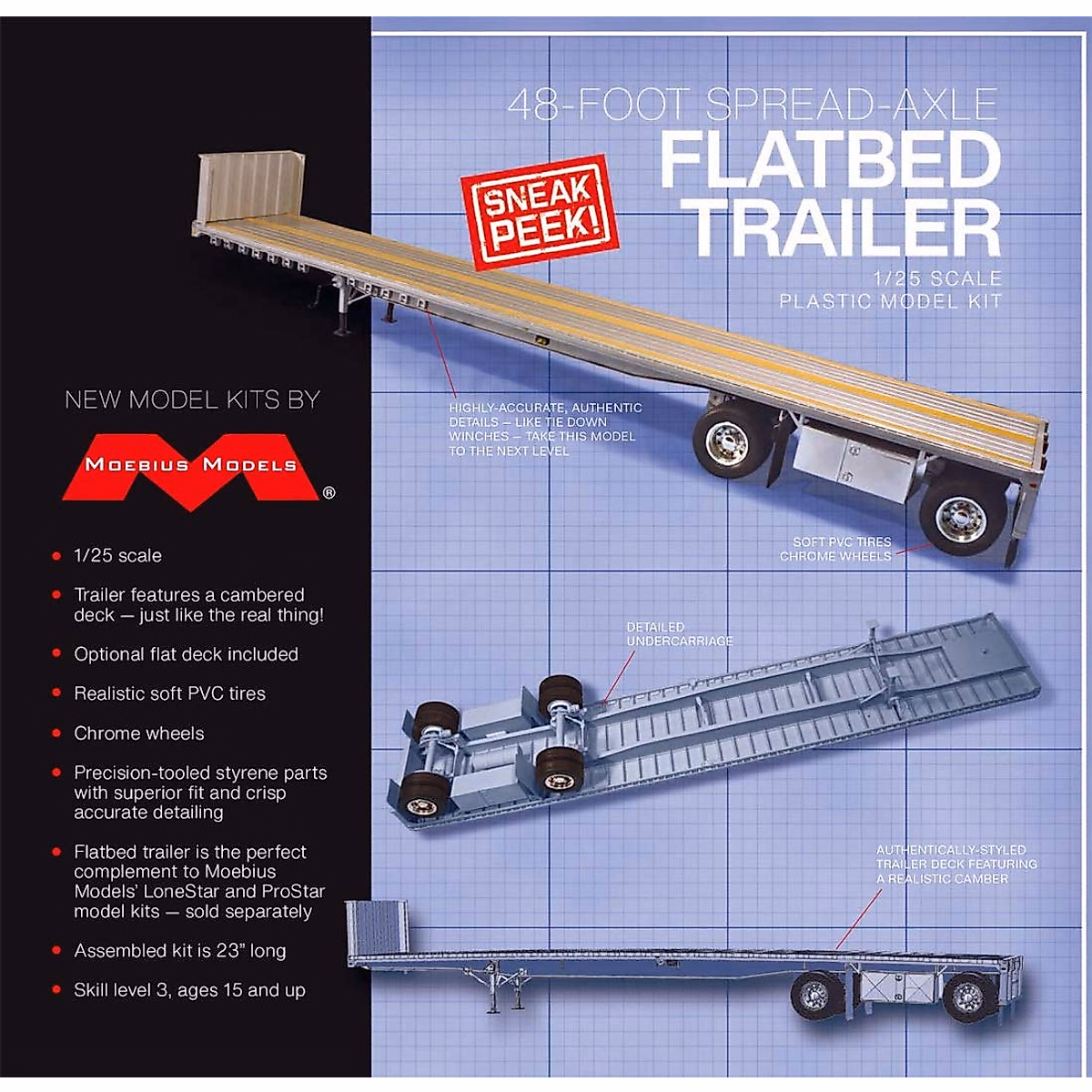 Moebius Models MMK1304 Model Kit, Multi, Standard Size