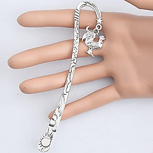 MYOSPARK Chickens Bookmark Chickens Lover Gift Chicken Mom Gift Bookmark Literary Reader Gift (Chicken Bookmark)