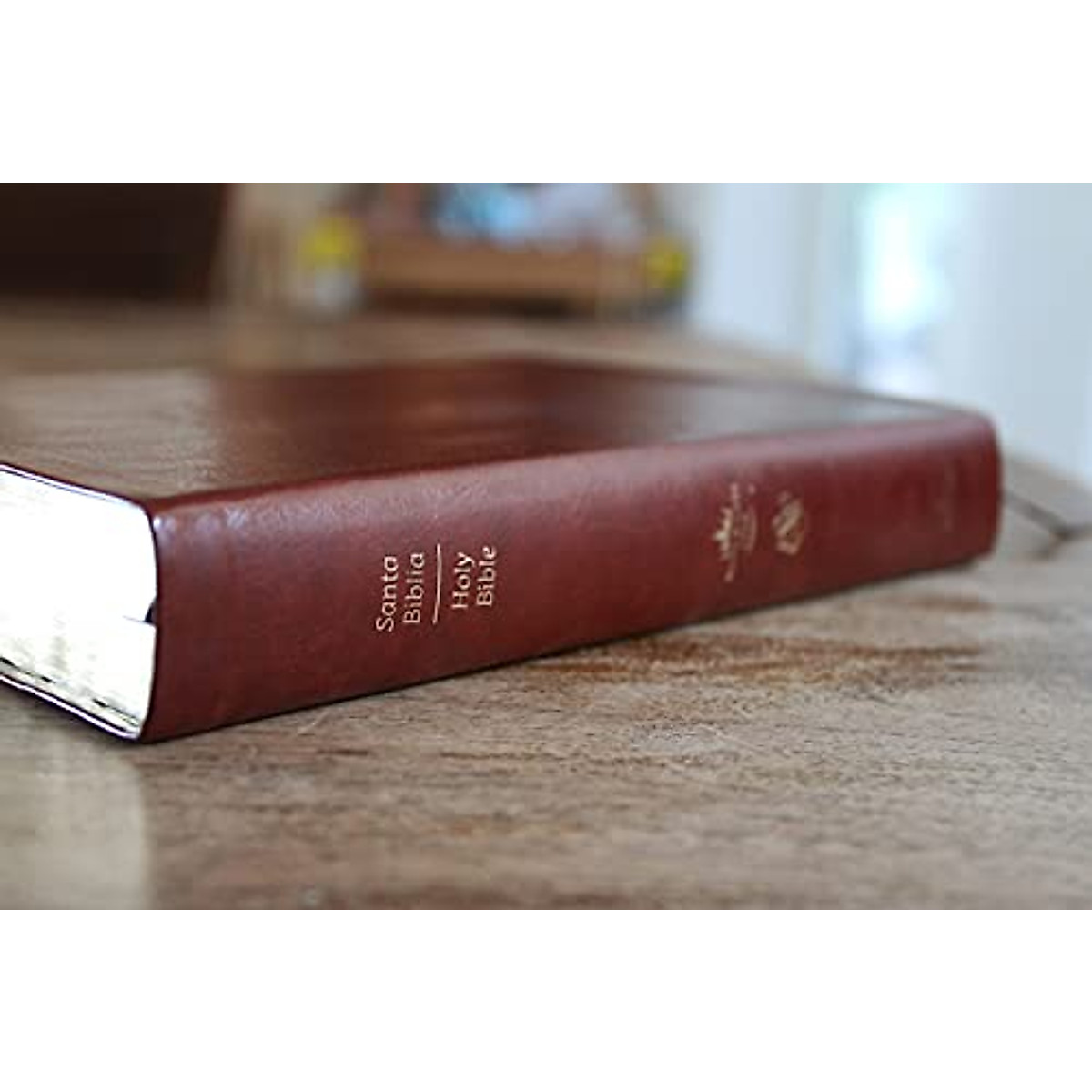 Biblia Bilingüe Reina Valera 1960/ESV Tamaño grande piel marrón / Bilingual Bibl e RVR60/English Standard Large Size Large Print Leather