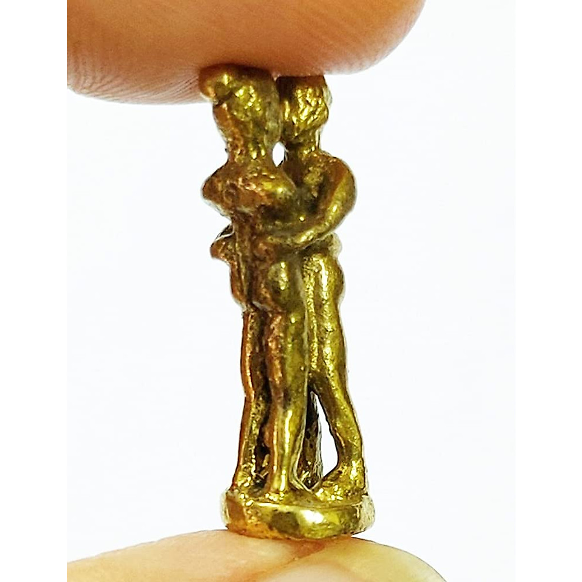 Miracle Magic Love INN Koo Mahasanaeh Takrud & Yant Kroa Petch Sheet Gold Spell Yantra Amulet Thai Couple Charm Talisman Protection Power Lover Money Wealth Business Blessing by Lp YangDam