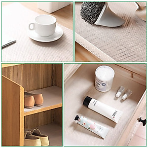 8 Rolls Wire Shelves Liners 12x 59 Inch Thicken Wire Shelf Liner for Kitchen Cabinets Waterproof Non-Slip Refrigerator Mats for Metal Shelving Drawer Liner