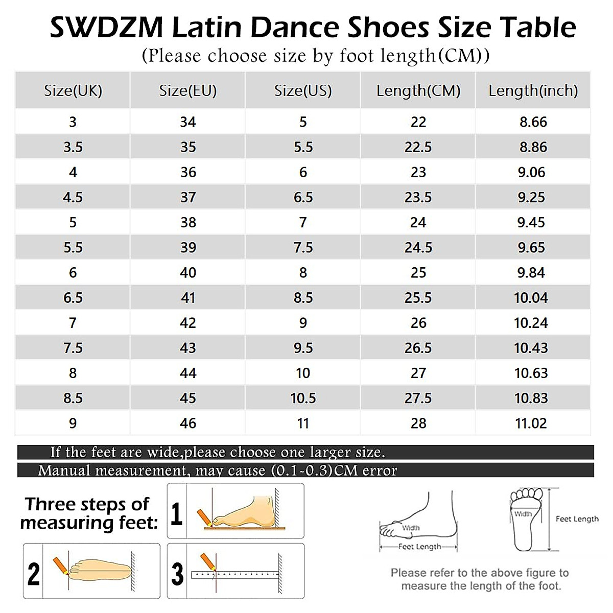 SWDZM Men&Women Ballroom Dance Shoes Lace-up Closed Toe Latin Modern Performance Dance Practice Teaching Shoes,MF2805,Heel-1.38'',Black, 7.5 US