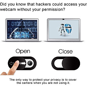 Privacy Camera Cover Security Blocker Webcam Closure for Galaxy A72, A52, A42, A32, A12 - White Compatible with Samsung Galaxy A72, A52, A42, A32, A12