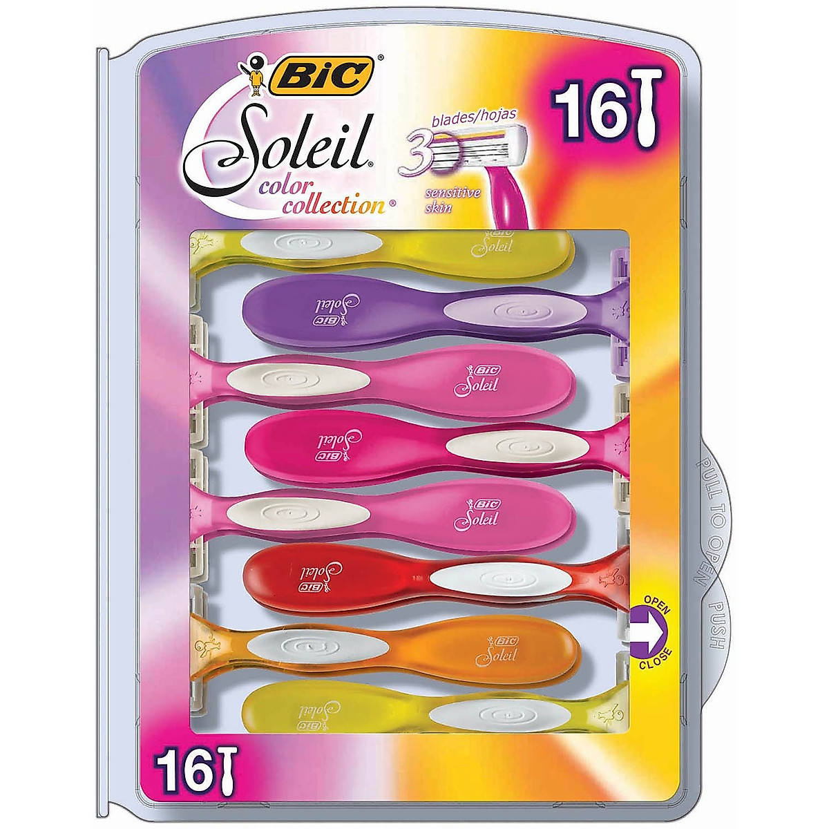 BIC 580068 Soleil Color Collection Razors