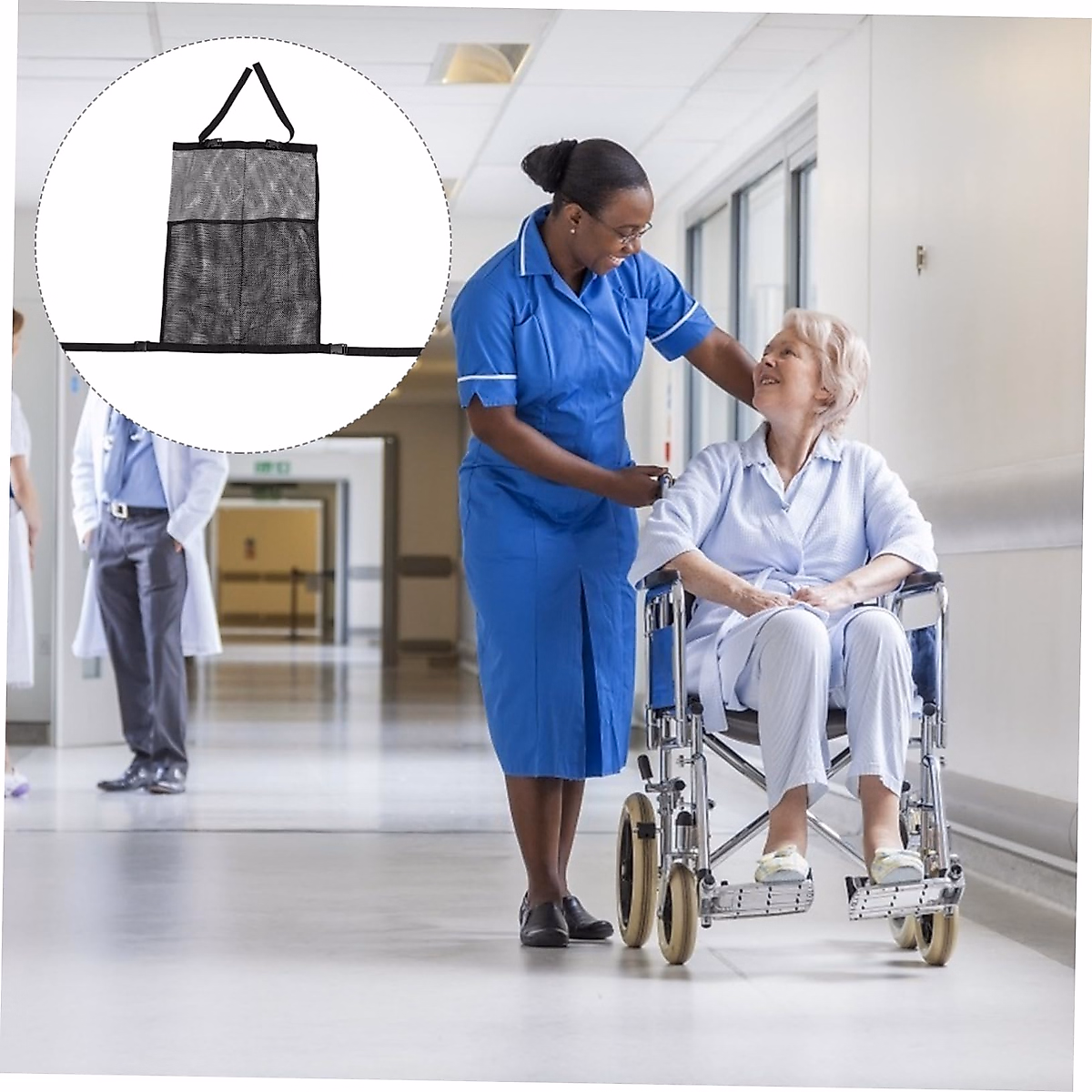 Alipis 3 Pcs Oxygen Cylinder Back Bag Stroller Storage Pouch Stroller Organizer Bag Wheelchair Hanging Bag Wheelchair Storage Pouch Universal Outdoor 1680d Oxford Cloth Backpack Bag