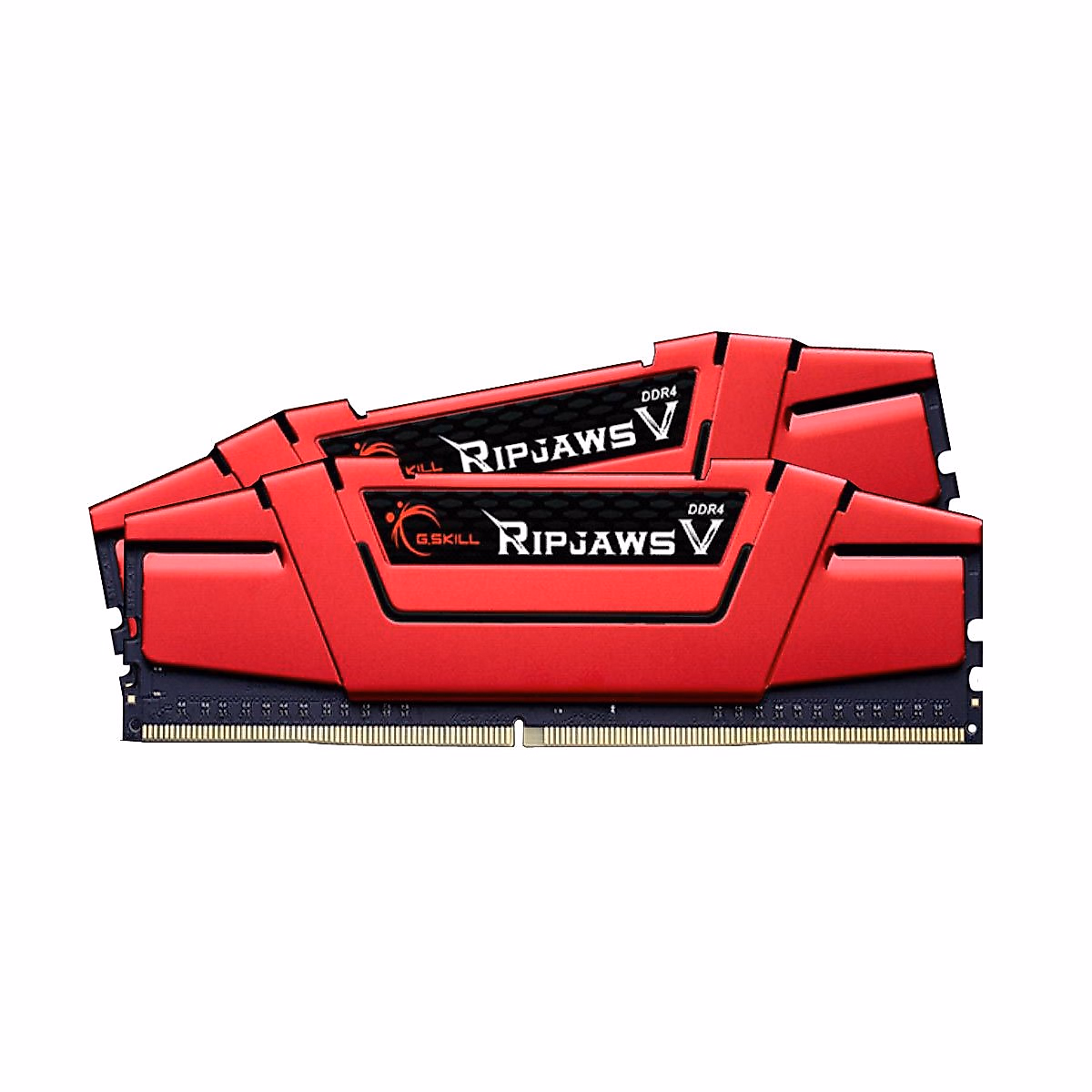 G.SKILL Ripjaws V Series (Intel XMP) DDR4 RAM 32GB (2x16GB) 2666MT/s CL15-15-15-35 1.20V Desktop Computer Memory UDIMM - Red (F4-2666C15D-32GVR)