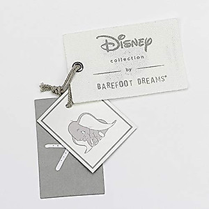 Barefoot Dreams CozyChic Disney Dumbo Stroller Blanket, Comfortable Baby Blanket, Oyster Multi, 30 Inches x 40 Inches