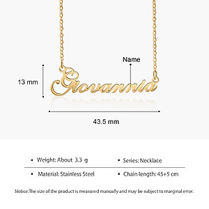 Jewelstruck Personalized Name Necklace for Women Mother Daughter Necklace for Mothers Day Gifts Custom Any Name Relationship Necklace for Mom Nana Daughter Girlfriend (Style 2)