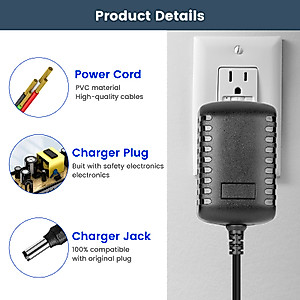 IOKOFJOA 4.9V Charger for Andis Slimline Pro Hair & Beard Trimmer Compatible with Andis D-8 32400 32475 32810 32690 33785 32445 32485 32490 32680 Lithium-Ion Battery Hair Clipper Power Cord