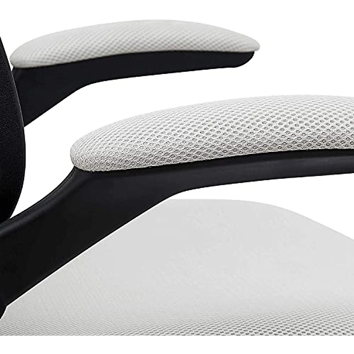 Modway MO-EEI-1423-GRY Veer-Reception Desk Flip-Up Arm Drafting Chair, 22.5"L x 25.5"W x 41.5-50"H, Gray