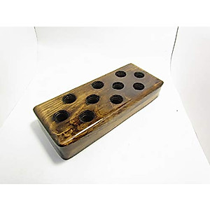 Bowl banger stand holder organization, 10mm 14mm 18mm bubble cap tray, pipe slide storage, wood display, Banger Bud