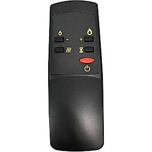 Cambridge 56-In. Metropolitan Wall-Mount Electric Fireplace in Black with Burning Log Display