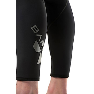 BARE 3/2MM Revel Men's Full Wetsuit | Combines Comfort and Flexibility | Made from a Blend of Neoprene and Laminate | Designed for All Watersports Including Scuba Diving and Snorkeling | Grey - M