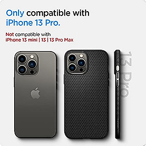 Spigen Liquid Air Armor Designed for iPhone 13 Pro Case (2021) - Matte Black
