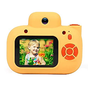 LKYBOA Children's Digital Camera - Can Take Pictures Video Mini Small SLR Toy （95 55 75MM (Color : Yellow)