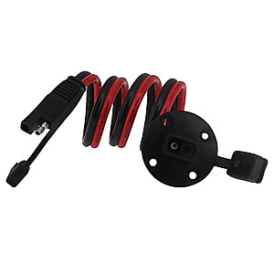 Yeebline 10 AWG SAE Cable Connector, SAE Socket Chassis Wire, 60cm SAE to SAE 2 Pin Quick Disconnect with Cap Power Automotive Panel Extension Cable for Solar Panels (SAE-SAE)