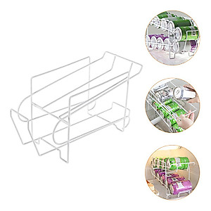 Cabilock 1pc Cola Storage Rack Vegetable Drawer White