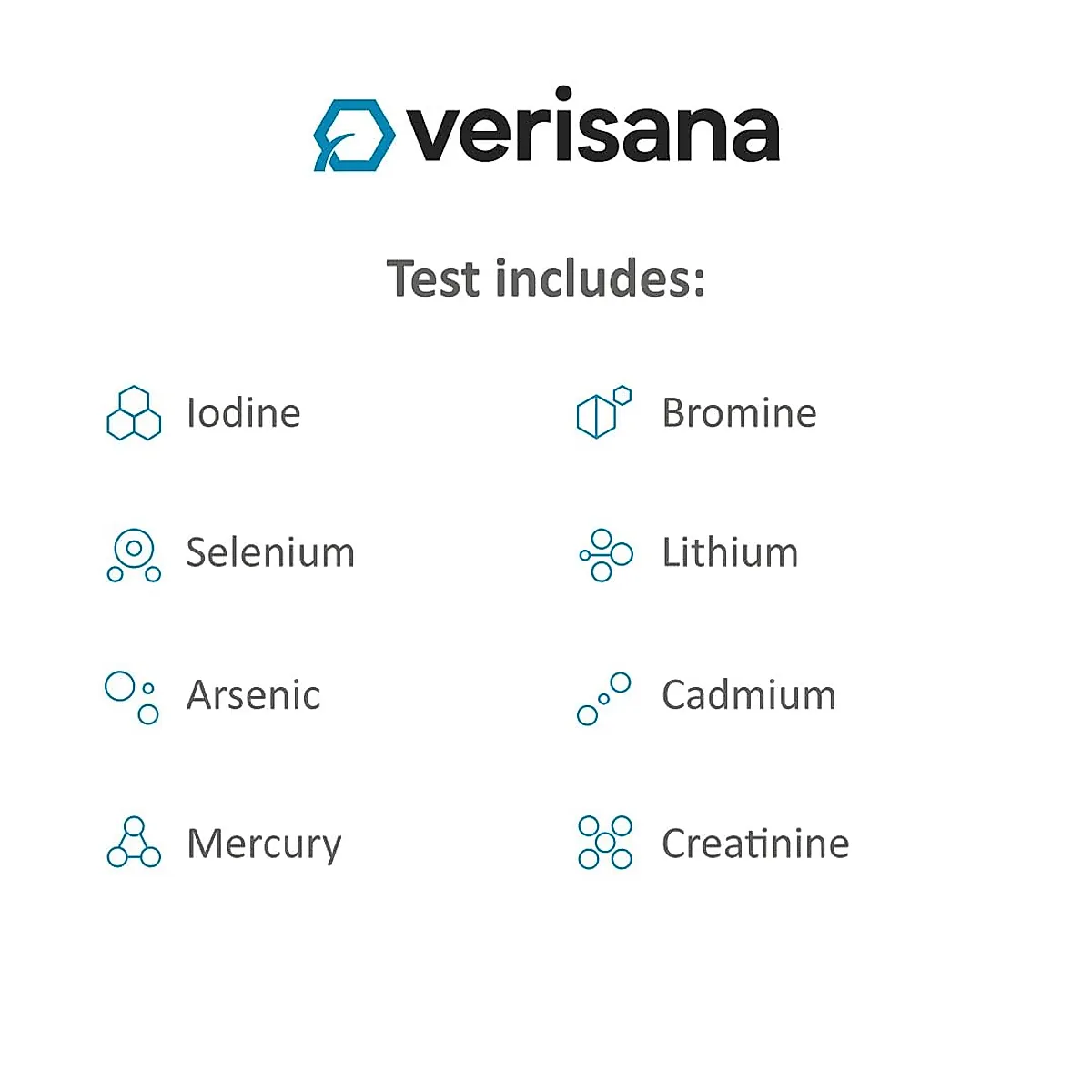 Toxic & Essential Elements Test – Urine Analysis for 8 Elements and Heavy Metals including Mercury, Arsenic and Cadmium – Verisana