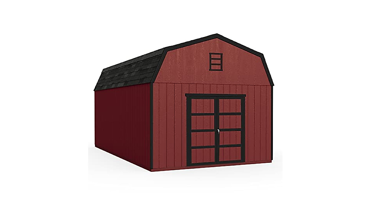 Handy Home 12x20 Wooden Storage Shed for DIY Assembly