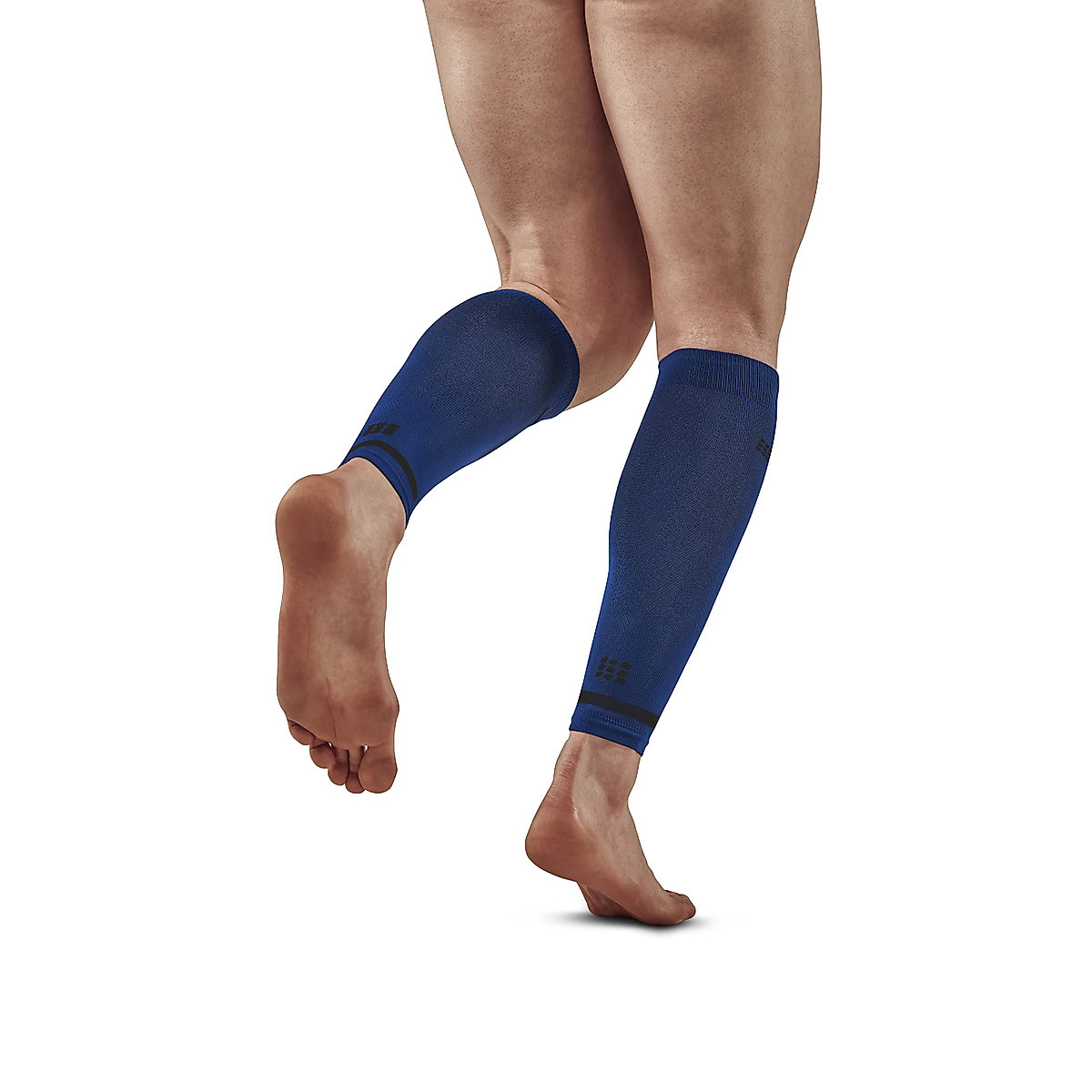 The Run Calf Sleeves 4.0, Blue, Men, III