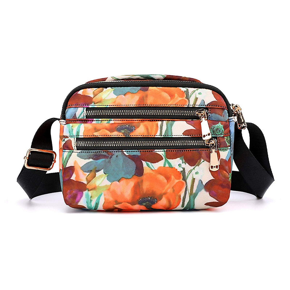 NOTAG Small Crossbody Bags Nylon Travel Shoulder Handbags Women Messenger Purses Pocketbooks (Yellow)