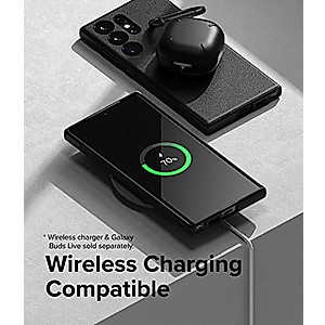 Ringke Onyx [Feels Good in The Hand] Compatible with Samsung Galaxy S23 Ultra Case, Anti-Fingerprint Technology Prevents Oily Smudges Non-Slip Enhanced Grip Precise Cutouts for Camera - Black