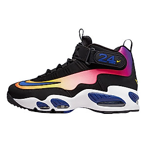 Nike mens Air Griffey Max 1, Black/Concord/Yellow Strike/Co, 10.5