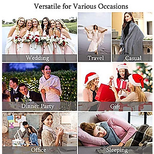 vimate Wool Cashmere Scarfs for Women, Yellow/Gold Soft Woolen Pashmina Cashmere Shawls and Wraps for Winter (Mustard)