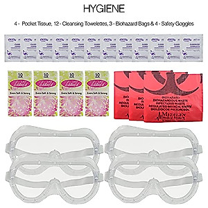 Ready America 72 Hour Deluxe Emergency Kit, 4-Person 3-Day Backpack, First Aid Kit, Survival Blanket, Power Station, Emergency Food, Portable Disaster Preparedness Go-Bag for Earthquake, Fire, Flood