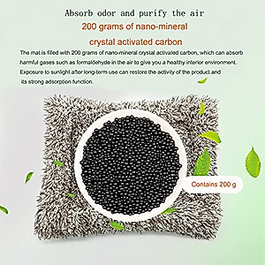 Car Creative Activated Carbon Bamboo Charcoal Bag Carbon Bag Simulation Dog Car Decoration, New Car New House To Remove Formaldehyde, Remove Odor, Purify The Air, Good Gift (Husky appearance)