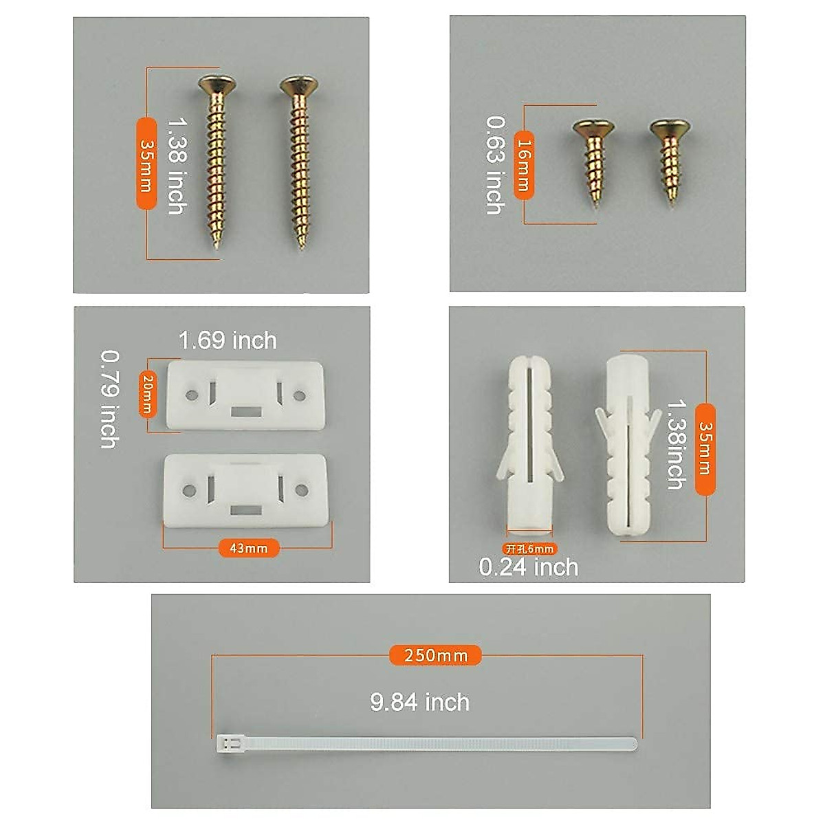 Furniture Straps (12 Pack) Baby Proofing Anti Tip Furniture Anchors Kit, Cabinet Wall Anchors Protect Toddler and Pet from Falling Furniture, Adjustable Child Safety Straps Earthquake Resistant