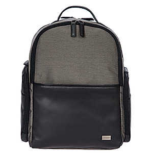 Bric's Monza Medium Laptop|Tablet Business Backpack, Grey.Black, One Size