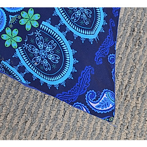 MEILA Duvet Cover Set Luxury Soft Microfiber Bedding Sets Bohemian Mandala Pattern Bedclothes, Queen(90inx 90in), 4 Pieces (1 Duvet Cover+ 2 Pillowcase+ 1 Throw Pillow Case)