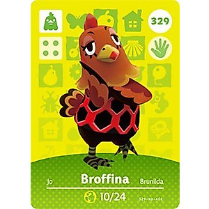 Broffina - Nintendo Animal Crossing Happy Home Designer Series 4 Amiibo Card - 329