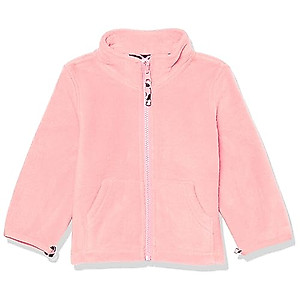 The Children's Place,And Toddler Heavy 3 in 1 Winter Jacket,Wind-resistant Water-resistant Shell,Fleece Inner,Cheetah Three Color_Strawberry Cream | STRAWBERRY CREAM,18-24 Monts