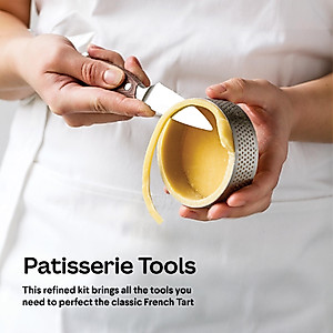 French Tart Baking Set | Unique Baking Gifts for Women BFF Kitchen Baking SuppliesPresent a Food Making Kit For Adults & Parisian Cooking Tools for Pastry Dessert