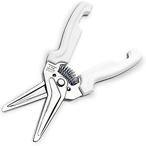 JERO Stainless Steel Kitchen Shears with Holder - Perfect For Herbs, Floral Trimming and Kitchen Use - Made In Portgual