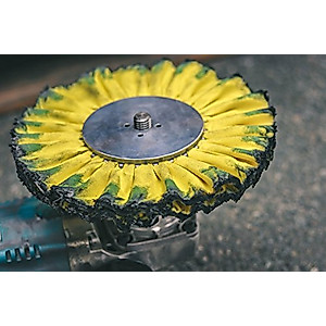 Renegade Products Aluminum Polishing Mini Kit Complete with Buffing Wheels, Buffing Compounds, Right Angle Grinder Safety Flange, Pro Red Hand Polish and Microfibers