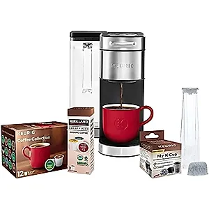 Keurig K-Supreme Plus C Single Serve Coffee Maker with 15 K-Cup Pods and My K-Cup Universal Reusable Coffee Filter