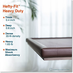 30ft Edge 8 Corners - Bundle & Save - RovingCove HeftyFit Edge Corner Guards (18ft Edge 8 Corners, Coffee Brown) + RovingCove HeftyFit Edge Guards (12ft Edge Only, Coffee Brown)