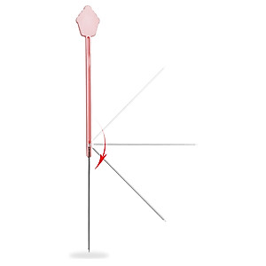 Foldable Cake Tester for Baking Doneness Stainless Steel Needle Stick, Safe to Use, Folding Pasta Muffin Bread Tester, Baking Accessory