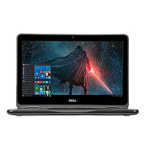 2018 Newest Dell Lightweight Inspiron 11.6" Touchscreen 2 in 1 Laptop PC AMD A6-9220e Processor 4GB DDR4 RAM 32GB eMMC SSD Hard Drive Radeon R4 Graphics Wifi Webcam Bluetooth 3.2 Lbs Windows 10-Gray