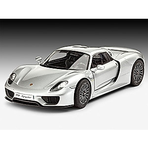 Revell of Germany 07026 Porsche 918 Spyder Model Kit, 19.4 cm Length, Various
